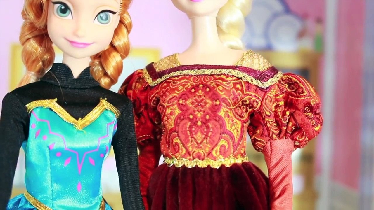 Disney FROZEN Princess Anna & Elsa Barbie Doll Fashion Show Competition ...