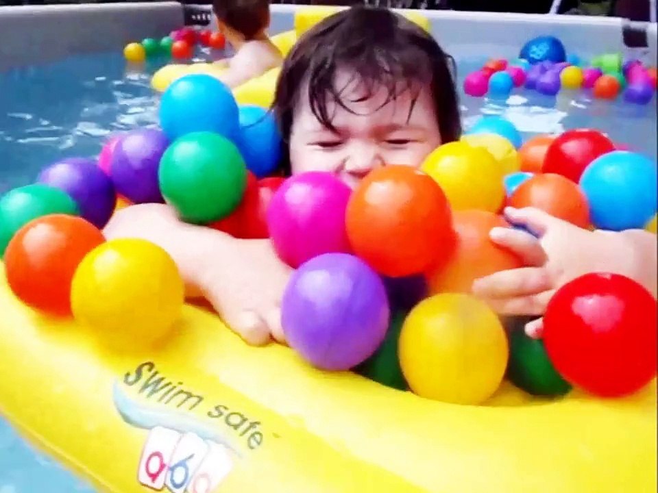 Balls - I love my plastic ball FUNNY VIDEO FUN FOR KIDS ball pit show ...