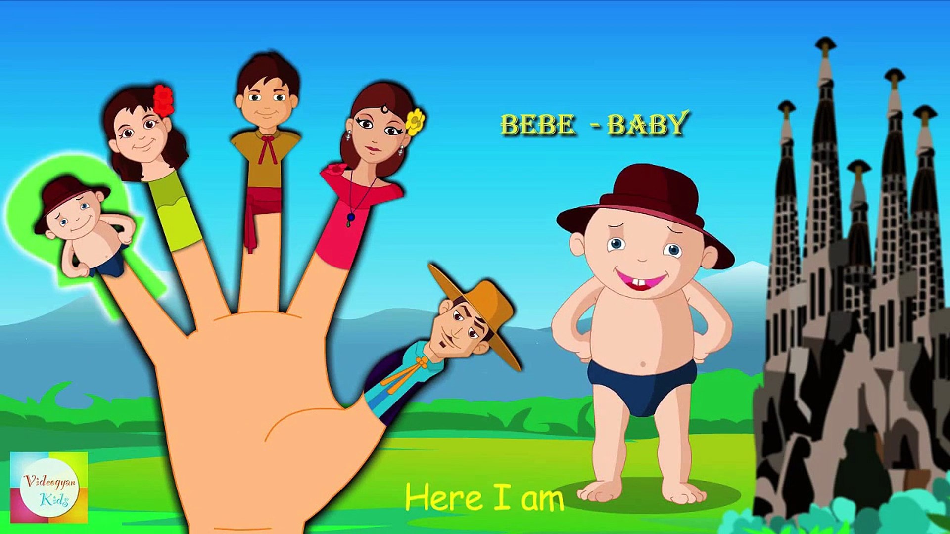 Finger Family Clipart Image