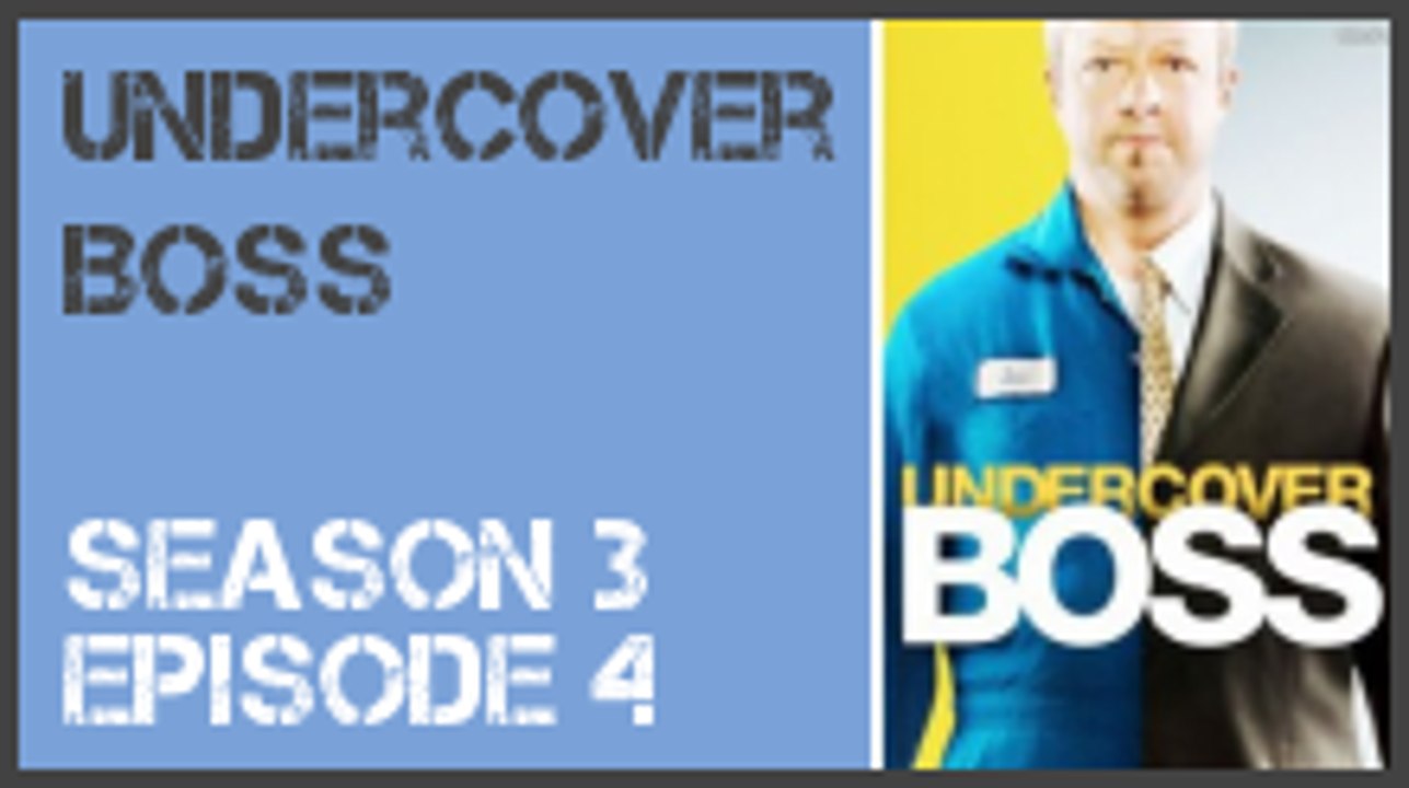 Undercover Boss season 3 episode 4 s3e4 - Dailymotion Video