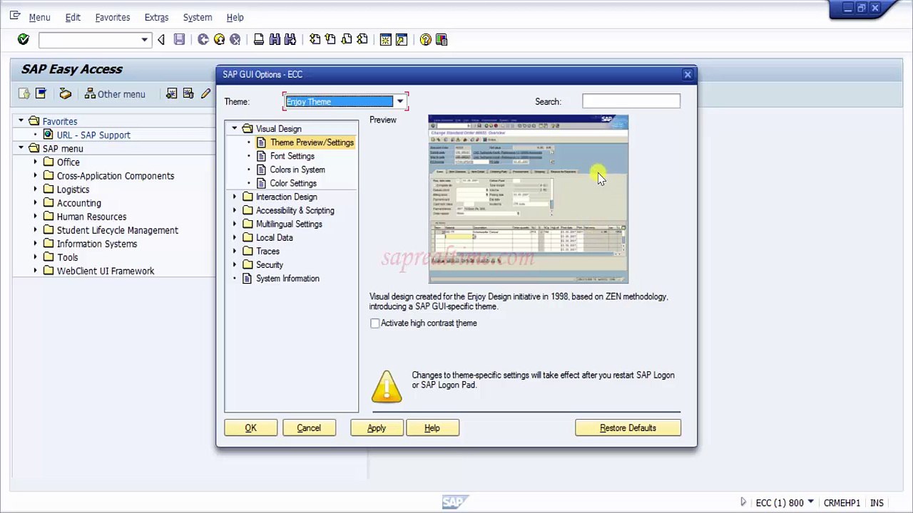 How to customize the SAP Local Layout - SAP Basics Video - video ...