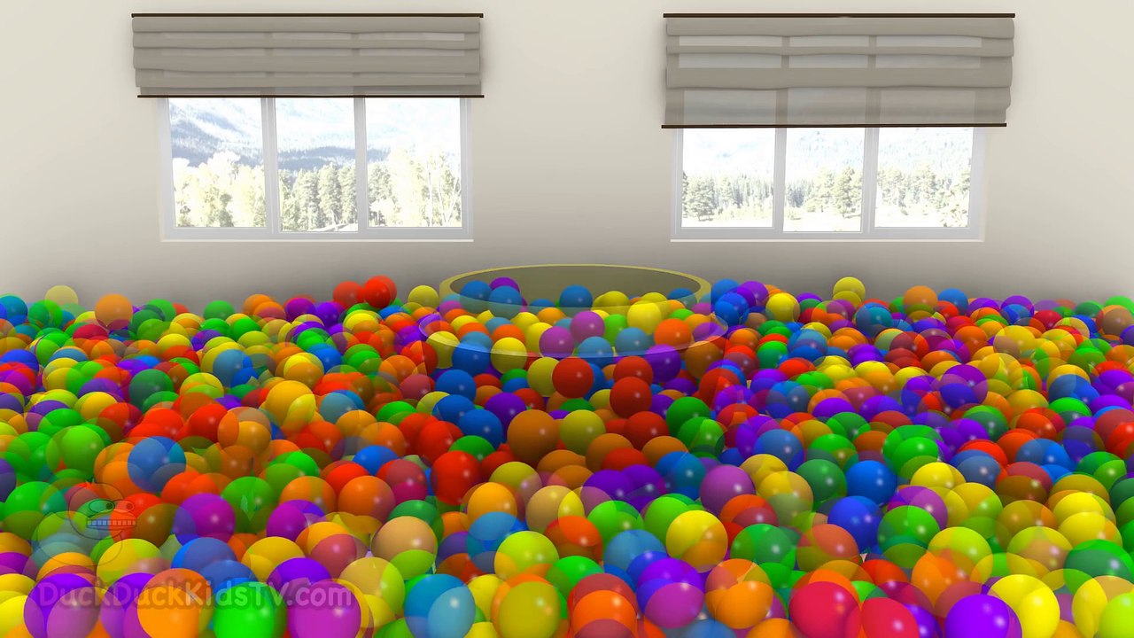 NEW Crazy Ball Pit Show 3D for Kids to Learn Colors with Giant Surprise ...