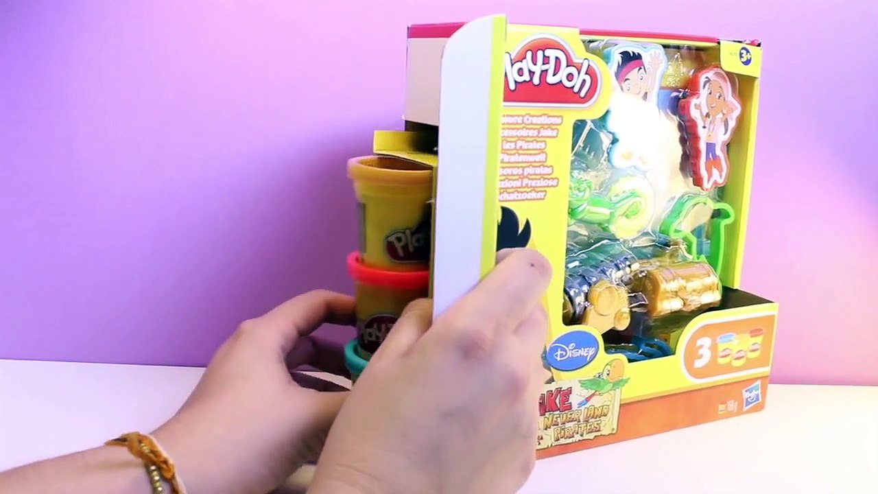Play Doh Jake and The Neverland Pirates Treasure Creations Playdough ...