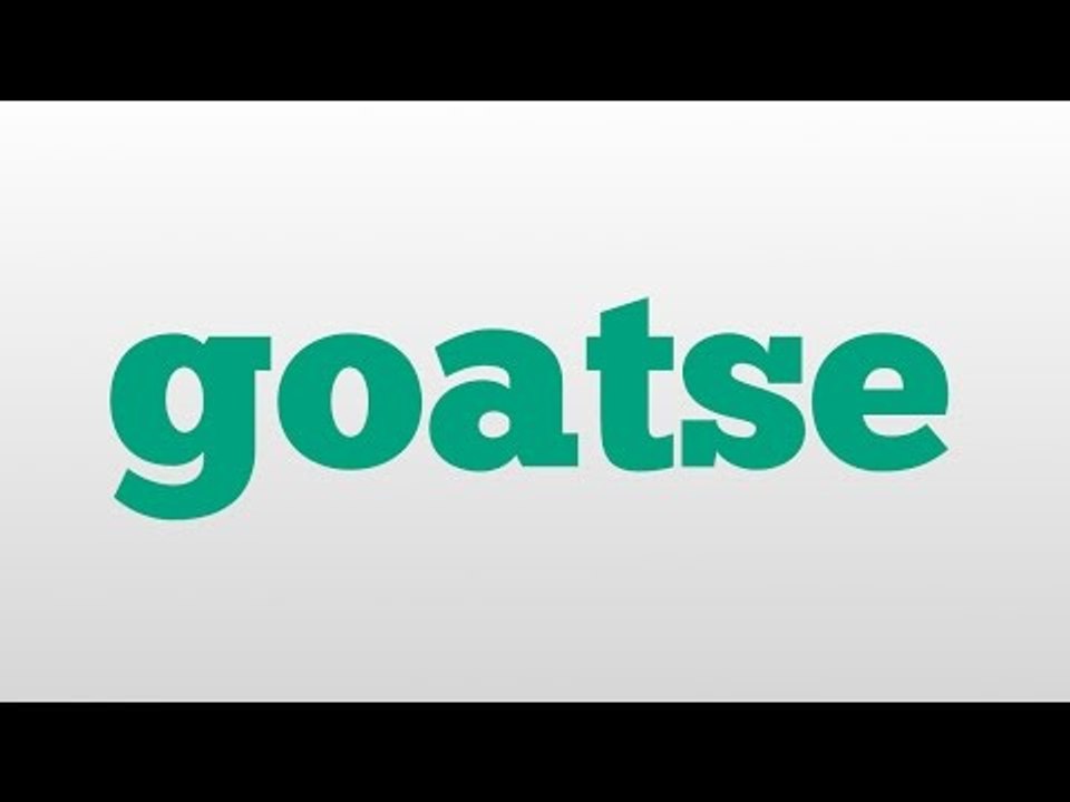 goatse meaning and pronunciation - video Dailymotion