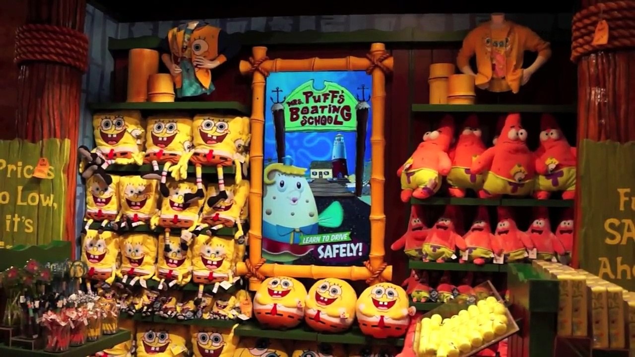 Inside SpongeBob StorePants at Universal Studios - Meet SpongeBob ...