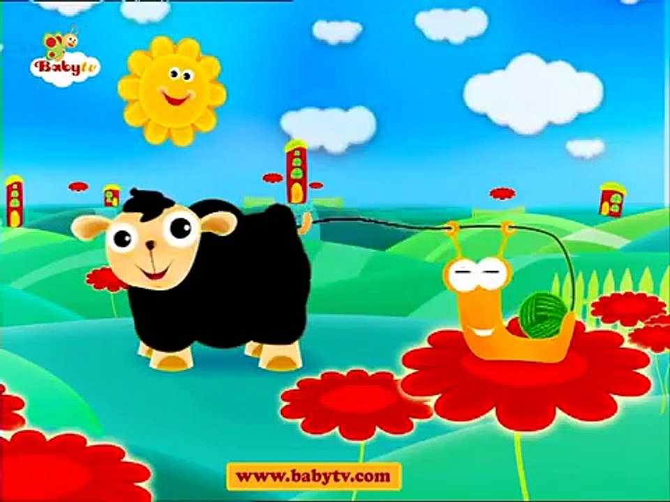 Baa Baa Black Sheep Nursery Rhymes By BabyTV - Dailymotion Video