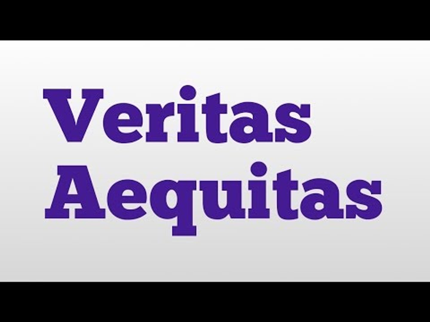Veritas Aequitas Font