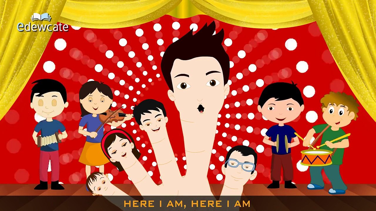 Edewcate english rhymes The Finger Family Nursery Rhyme with New Lyrics ...