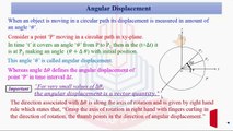 Circular Motion Class 11 | Circular Motion | Angular Displacement | Angular Velocity ...