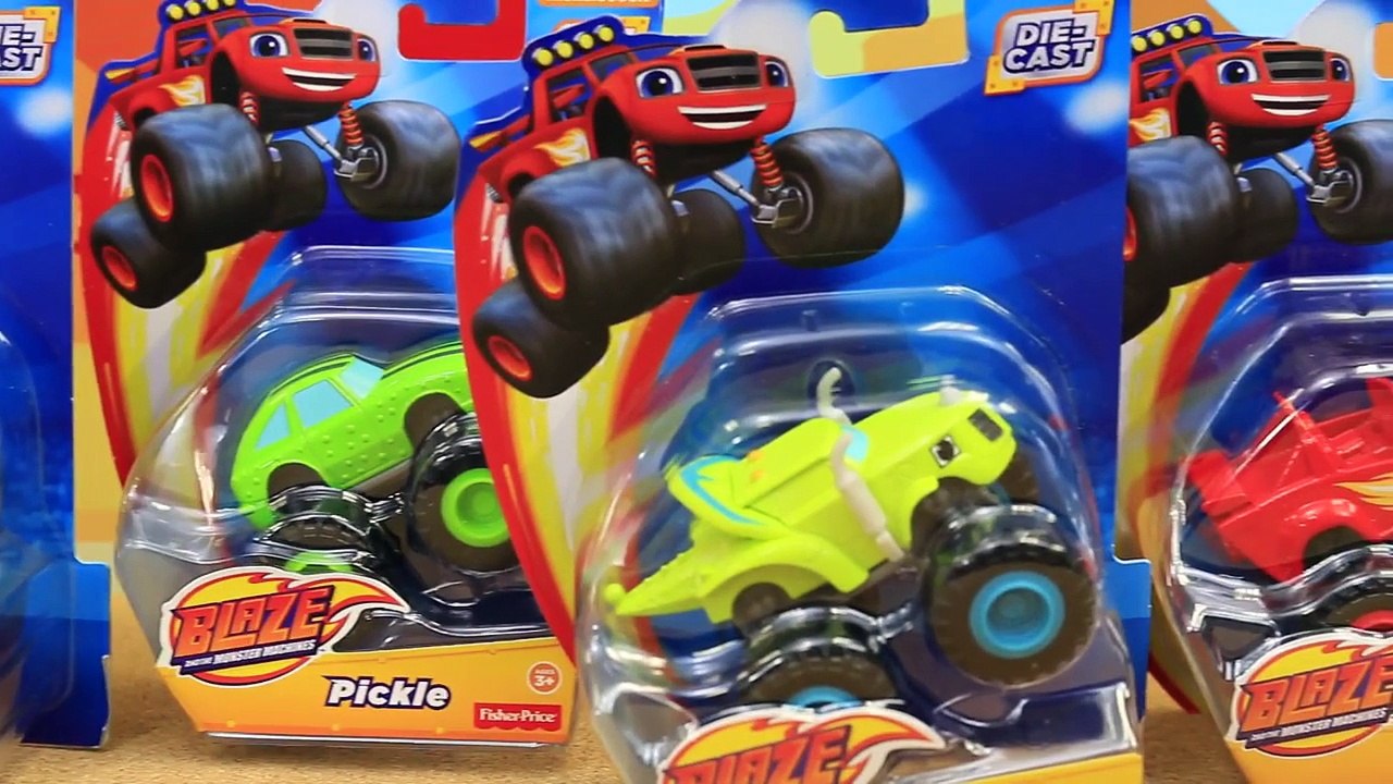 Blaze and the Monster Machines NEW Diecast Cars Toy Review Blaze ...