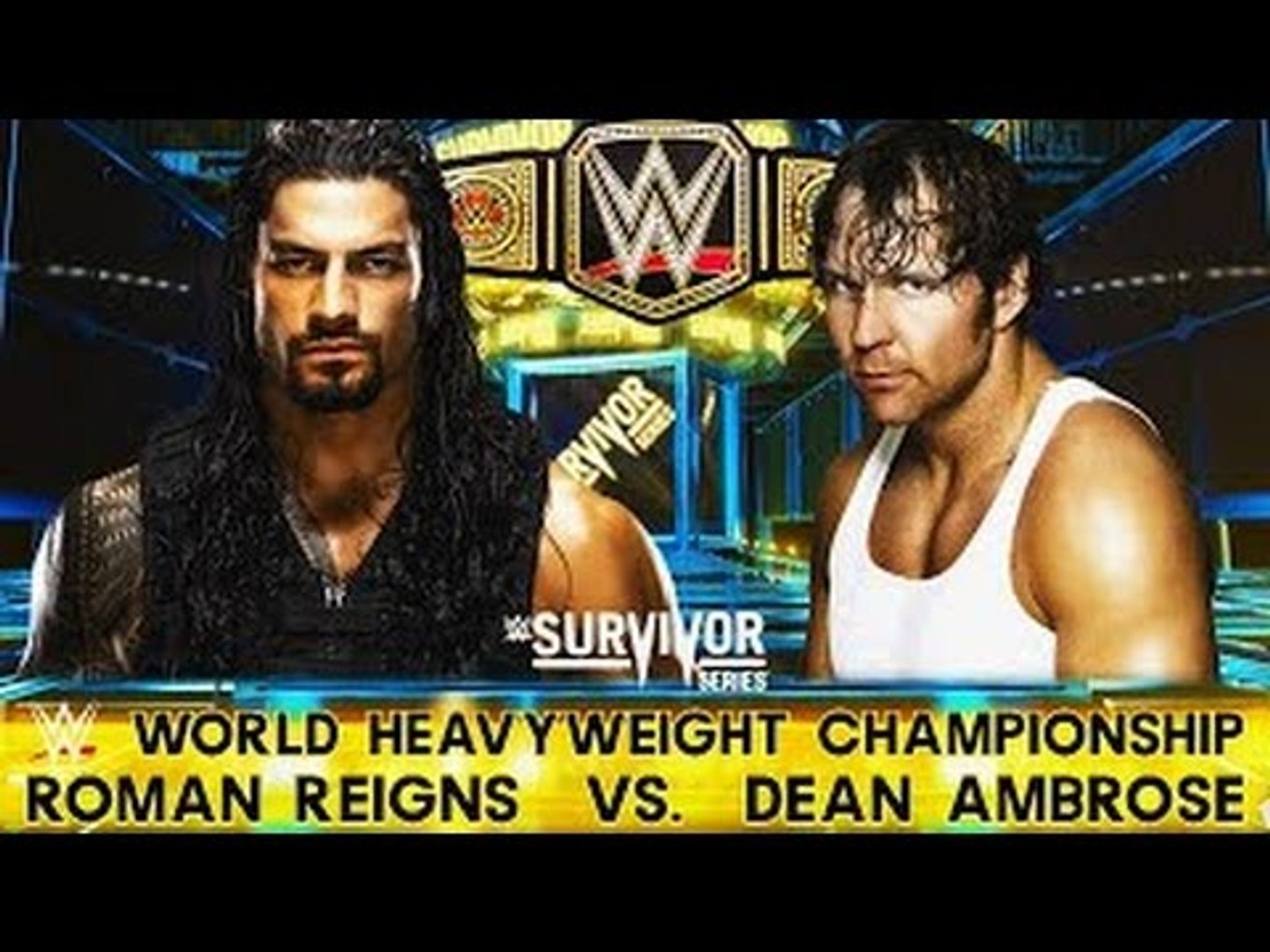 Wwe Survivor Series 2015 Roman Reigns Wins Wwe Title Vs