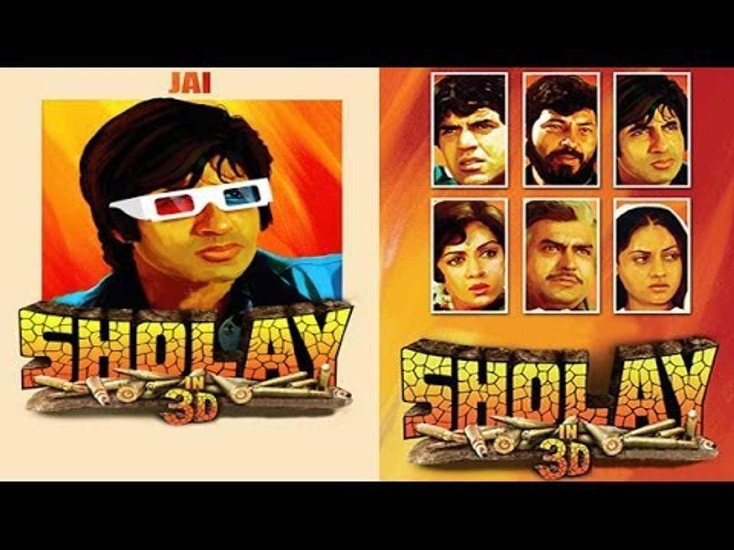 Sholay 3d Poster
