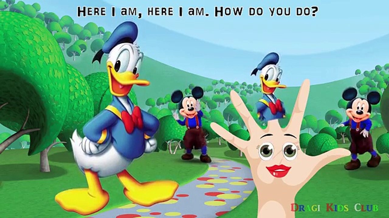 Mickey Mouse Finger Family Song | Nursery Rhyme Songs for Children ...