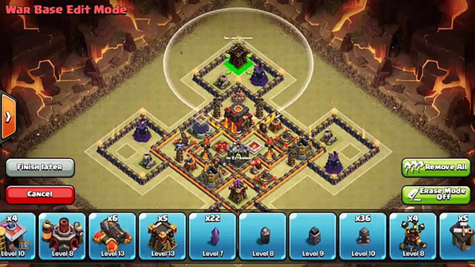 Town Hall Level 10 War Base
