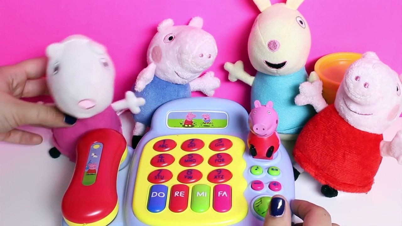 Peppa Pig Musical Phone Toy Piano Teléfono de Peppa Pig Juguetes Peppa ...
