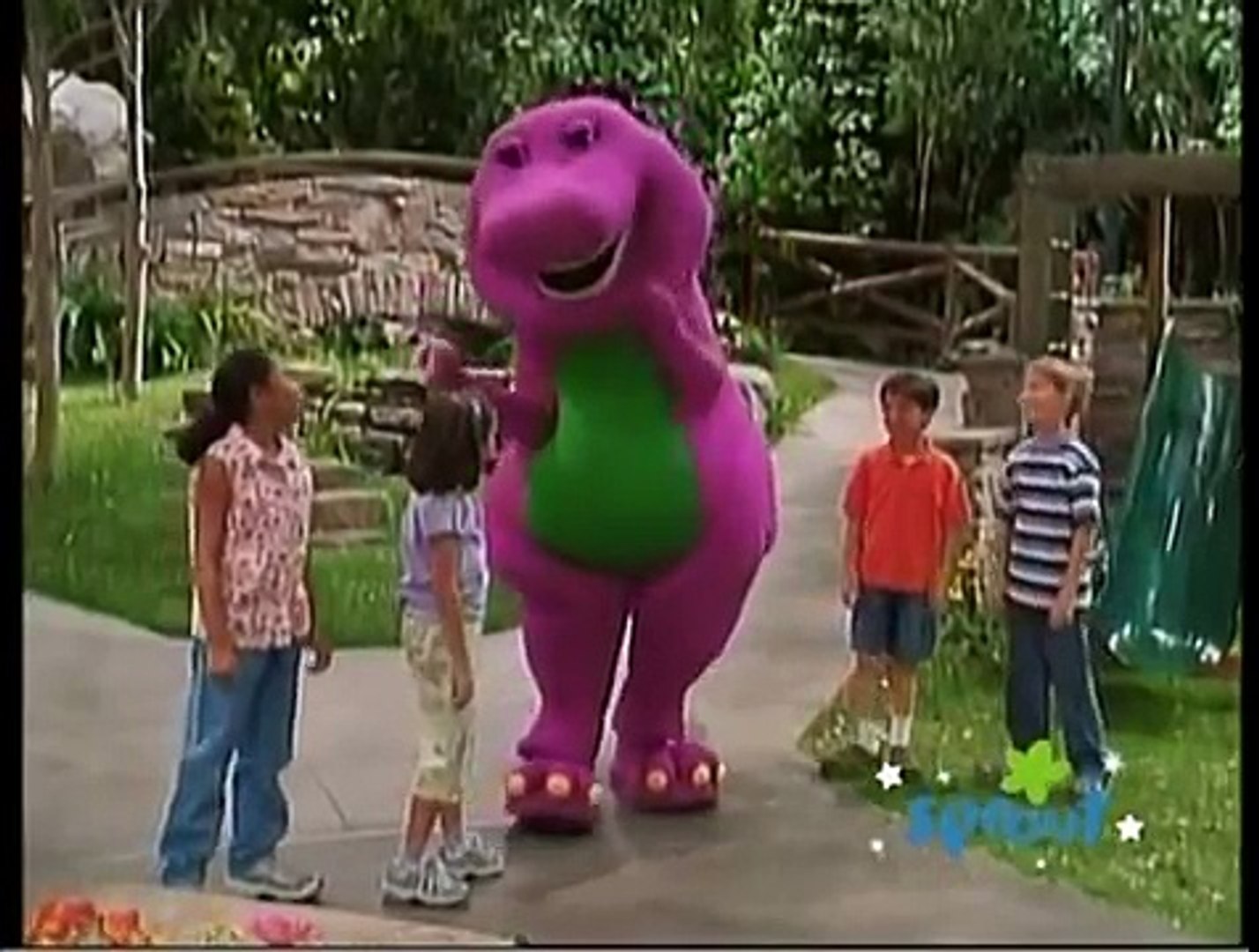 Barney Walk Across The Street