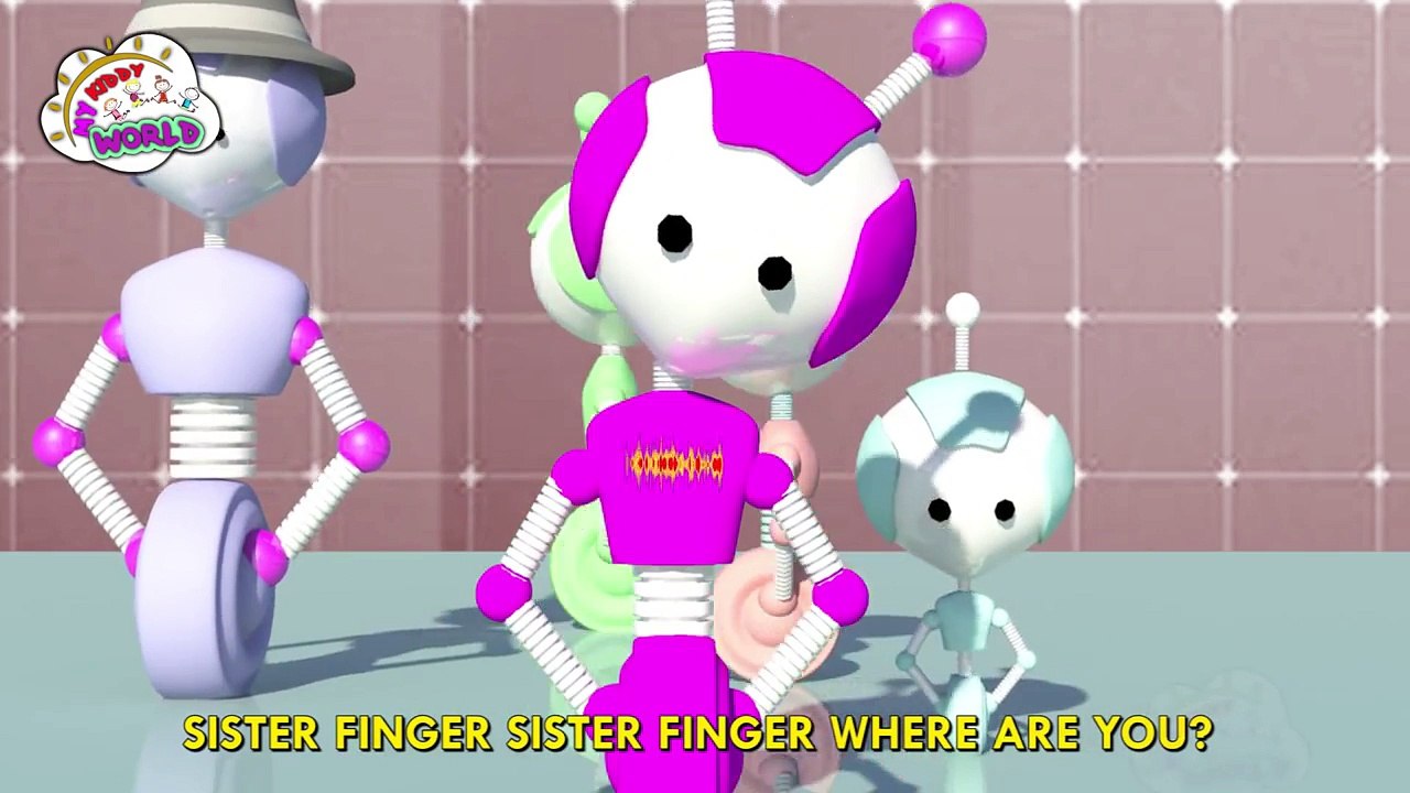 Robot Finger Family And Many More - Nursery Rhymes For Children ...