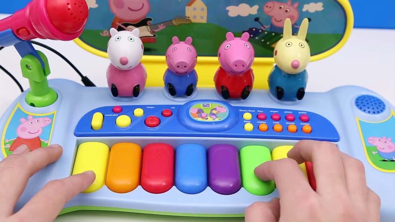 Peppa Pig Keyboard Piano with Microphone with Peppas Friends Organo con ...