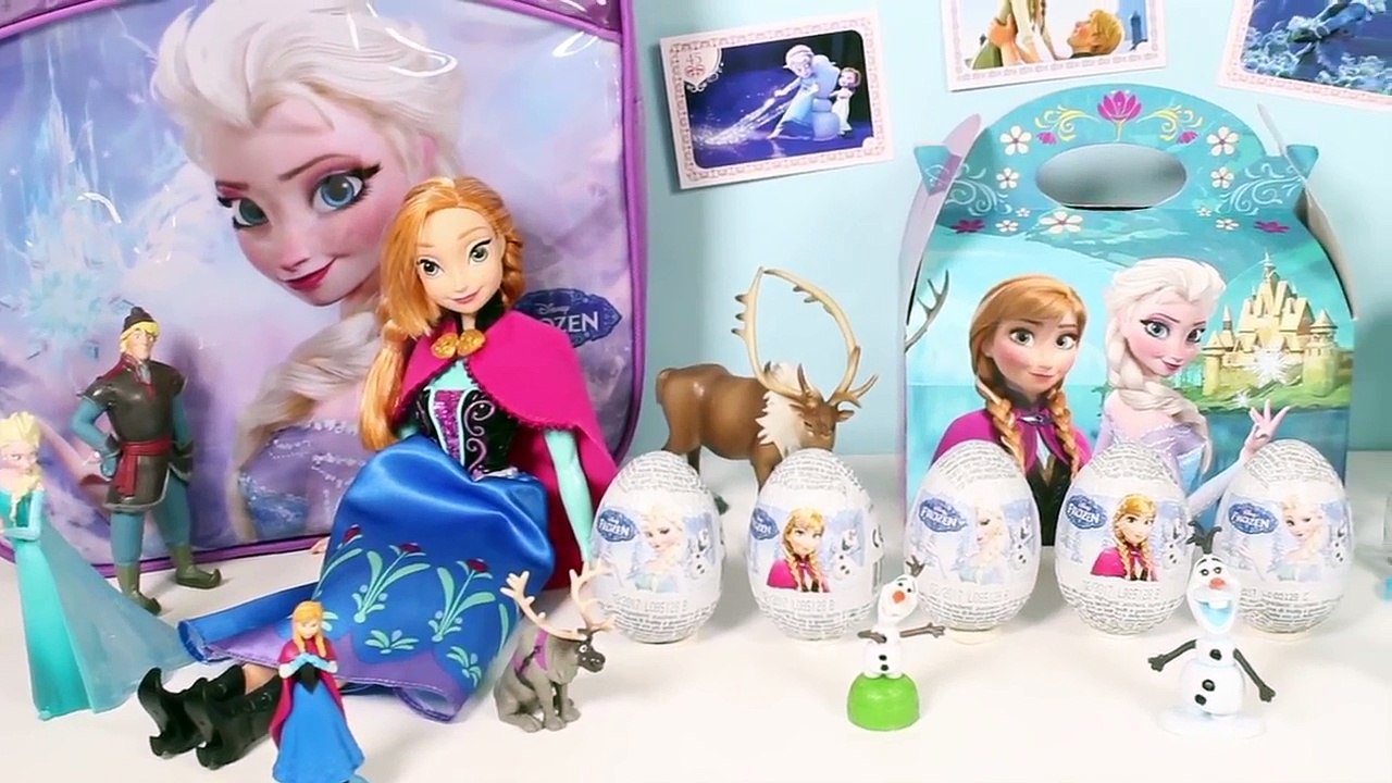 FROZEN Surprise Eggs Disney Frozen Princess Anna & Queen Elsa Huevos ...