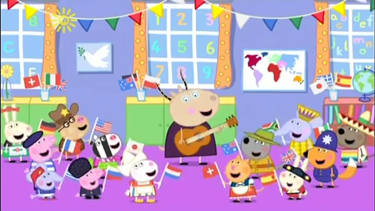 Peppa Pig Season 4 Episode 8 International Day - Dailymotion Video
