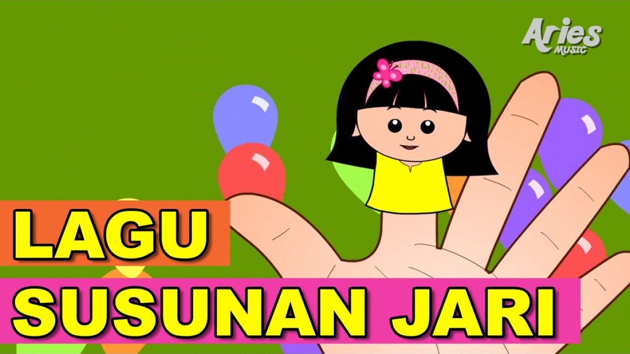 Lagu Kanak Kanak Alif & Mimi - Lagu Susunan Jari (Animasi 2D) Finger ...