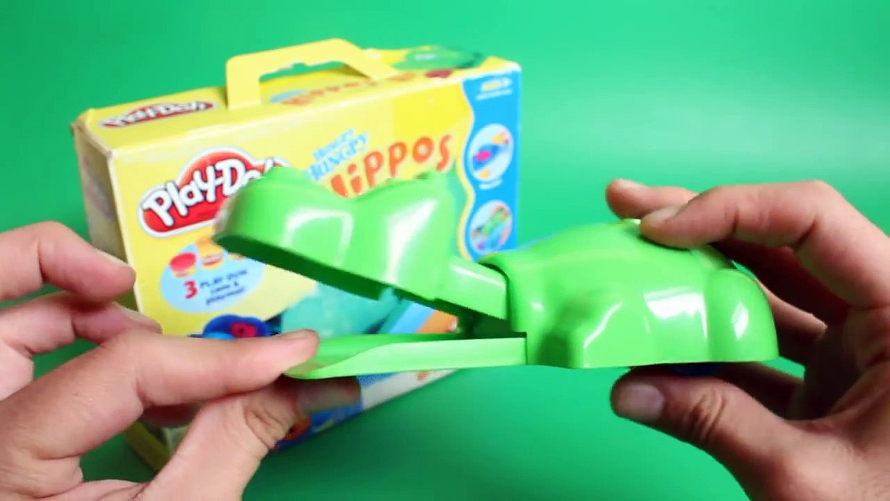 Play Doh Hungry Hungry Hippos Eats Playdoh Fish Hasbro Toys Review ...