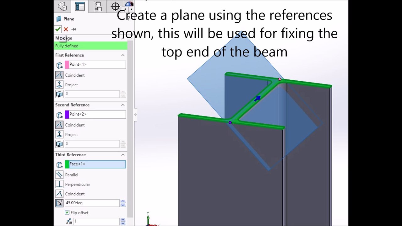 SolidWorks Simulation Premium Tutorial: Critical Buckling Load (Roller ...