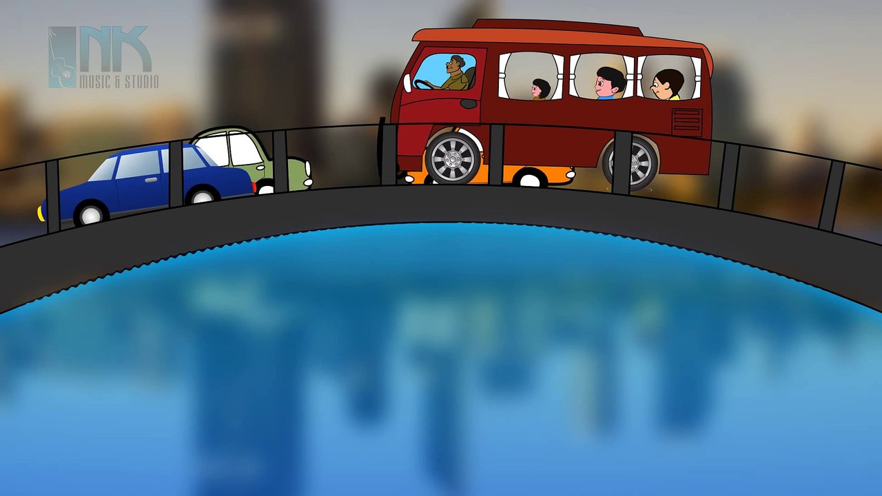 Wheels On The Bus Go Round And Round - 3D Animation Kids Songs ...