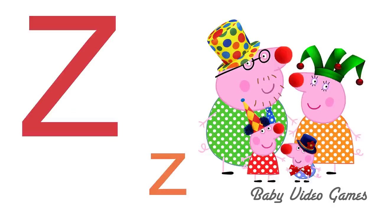 ALPHABET Peppa Pig ABC Song with Peppa Pig Peppa Pig ABC Preschool Song ...