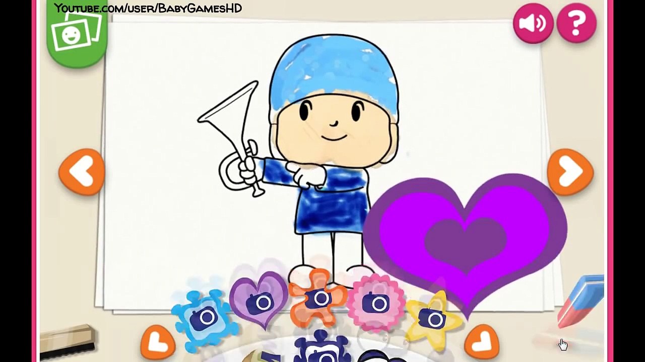 Pocoyo Nick Jr Colour Funny Children Game in English - video Dailymotion