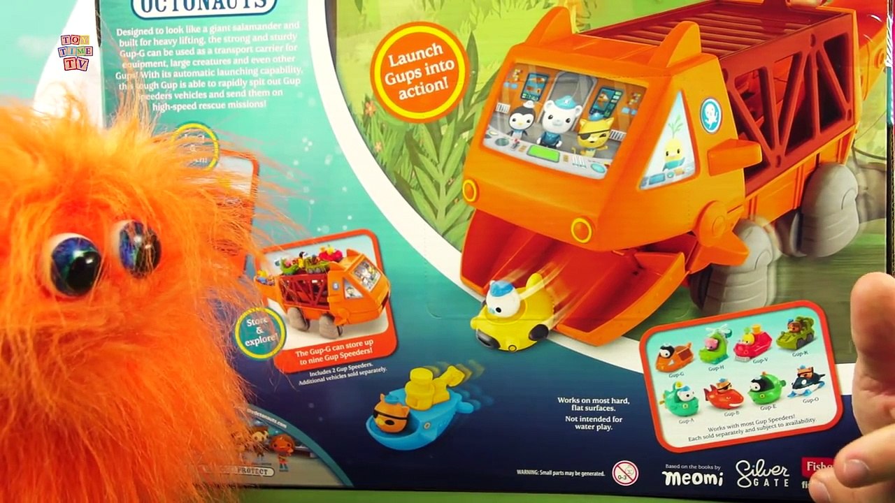 THE OCTONAUTS Gup G Mobile Speeders Launcher Toy Review Fisher Price ...