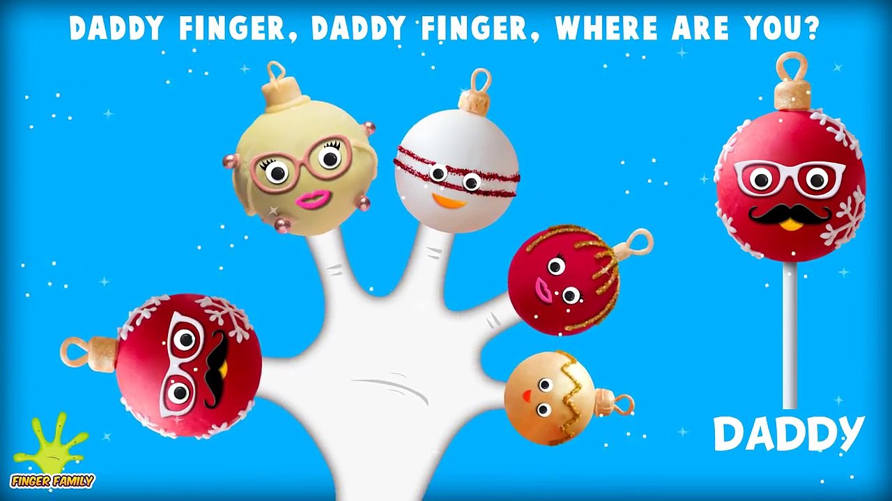 Finger Family Collection | Christmas Cake Pops Finger Family Songs ...