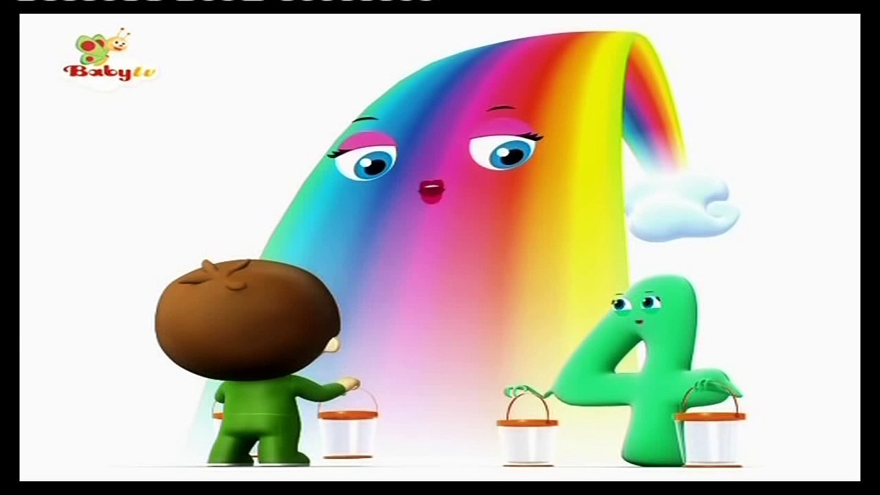 BABYTV CHARLIE Y LOS NÚMEROS Con el 4 buscando colores (español de ...
