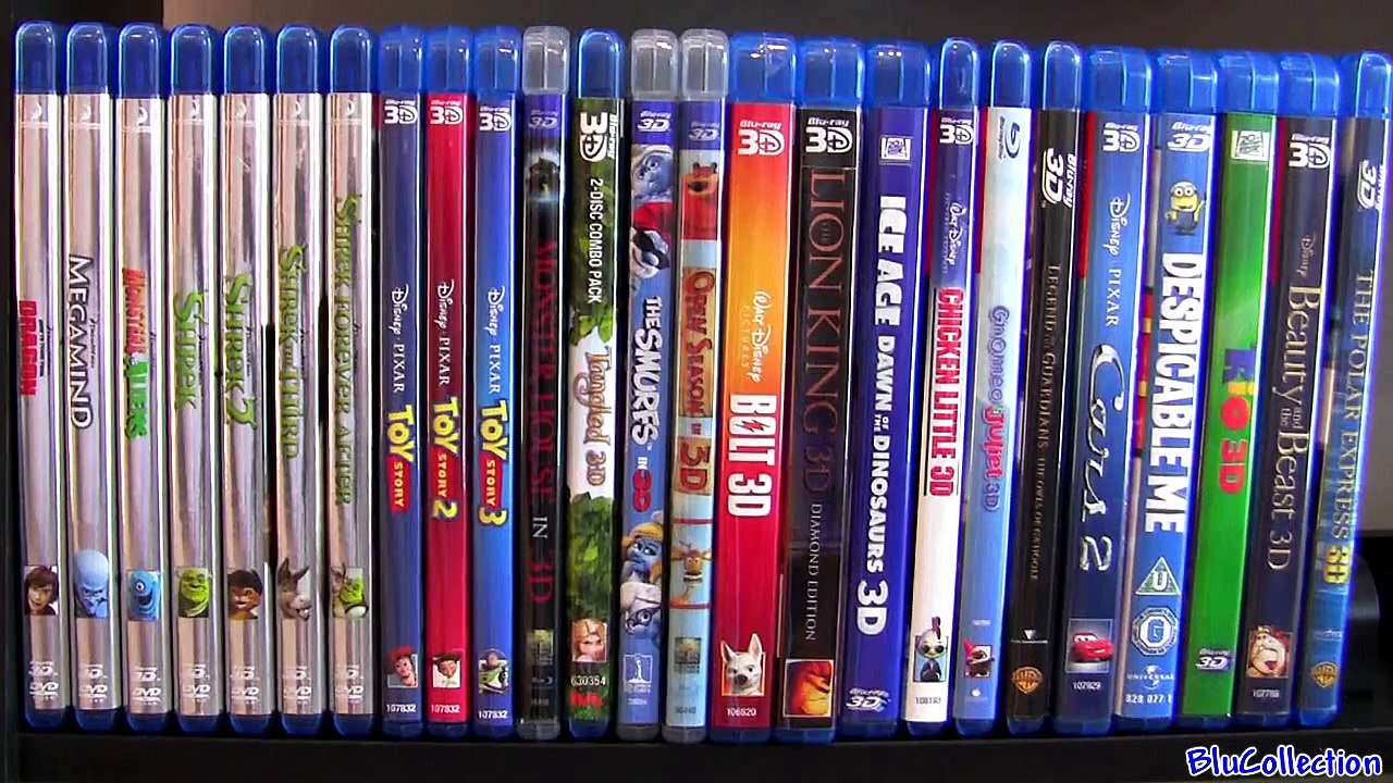 My Complete Entire 3D blu-ray Collection 55 Films Overview - video Dailymotion