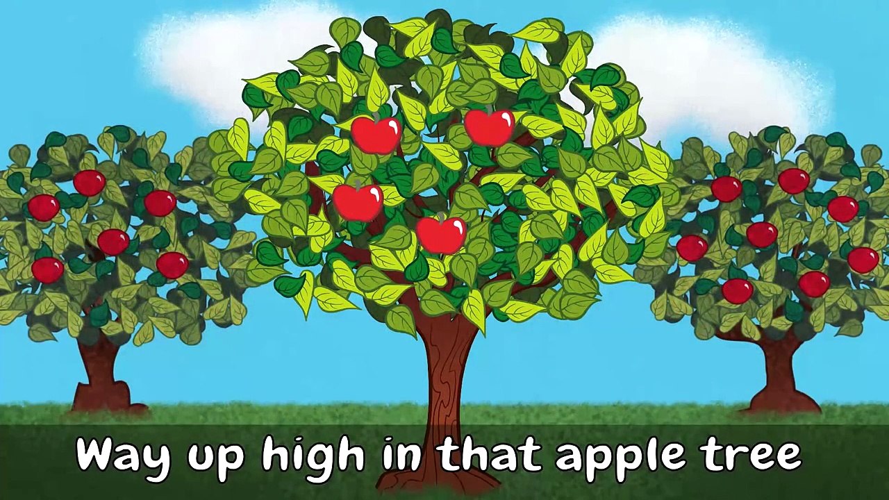 Way Up High in an Apple Apple Song for Kids Childrens Song by The ...