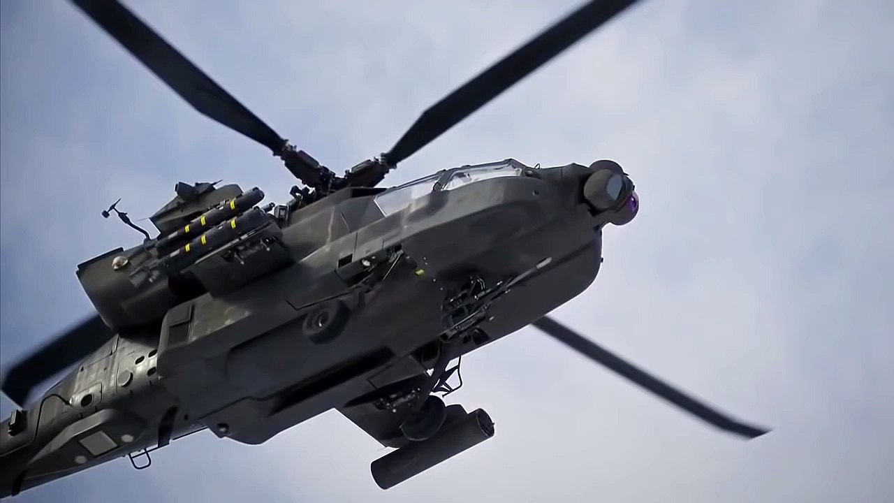AH64 Apache Attack Helicopter Gun Camera Taliban Kill in Afghanistan ...
