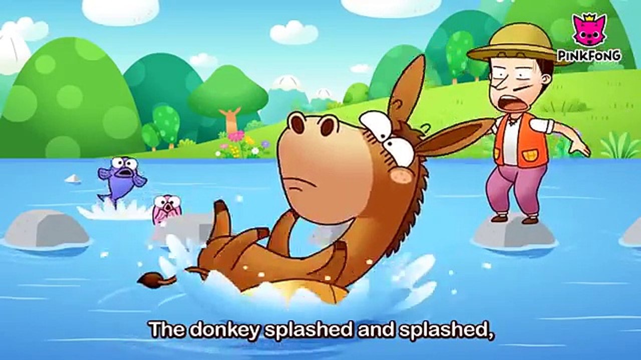 The Donkey and the Salt | Aesops Fables | PINKFONG Story Time for ...