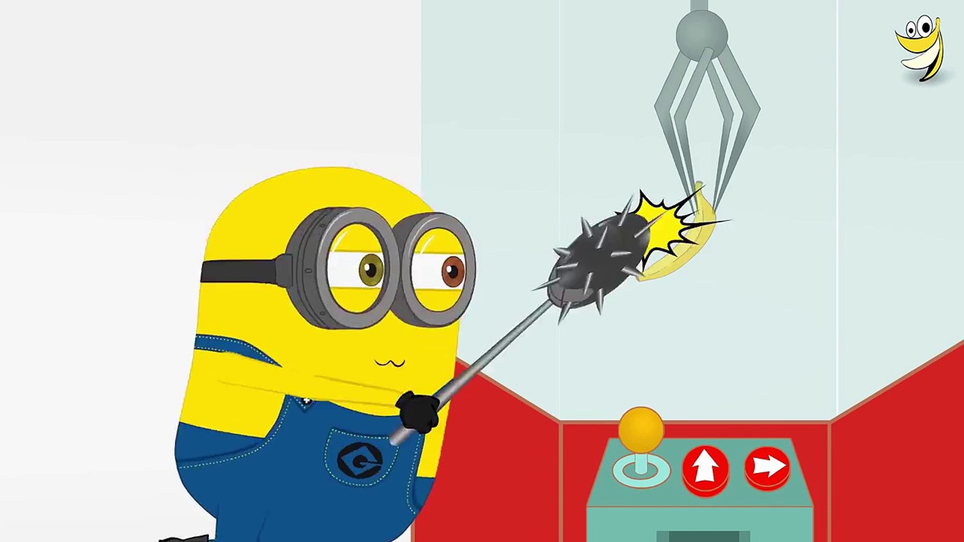 Minions Banana In Electric Ladder Funny Cartoon Minions Mini Movies