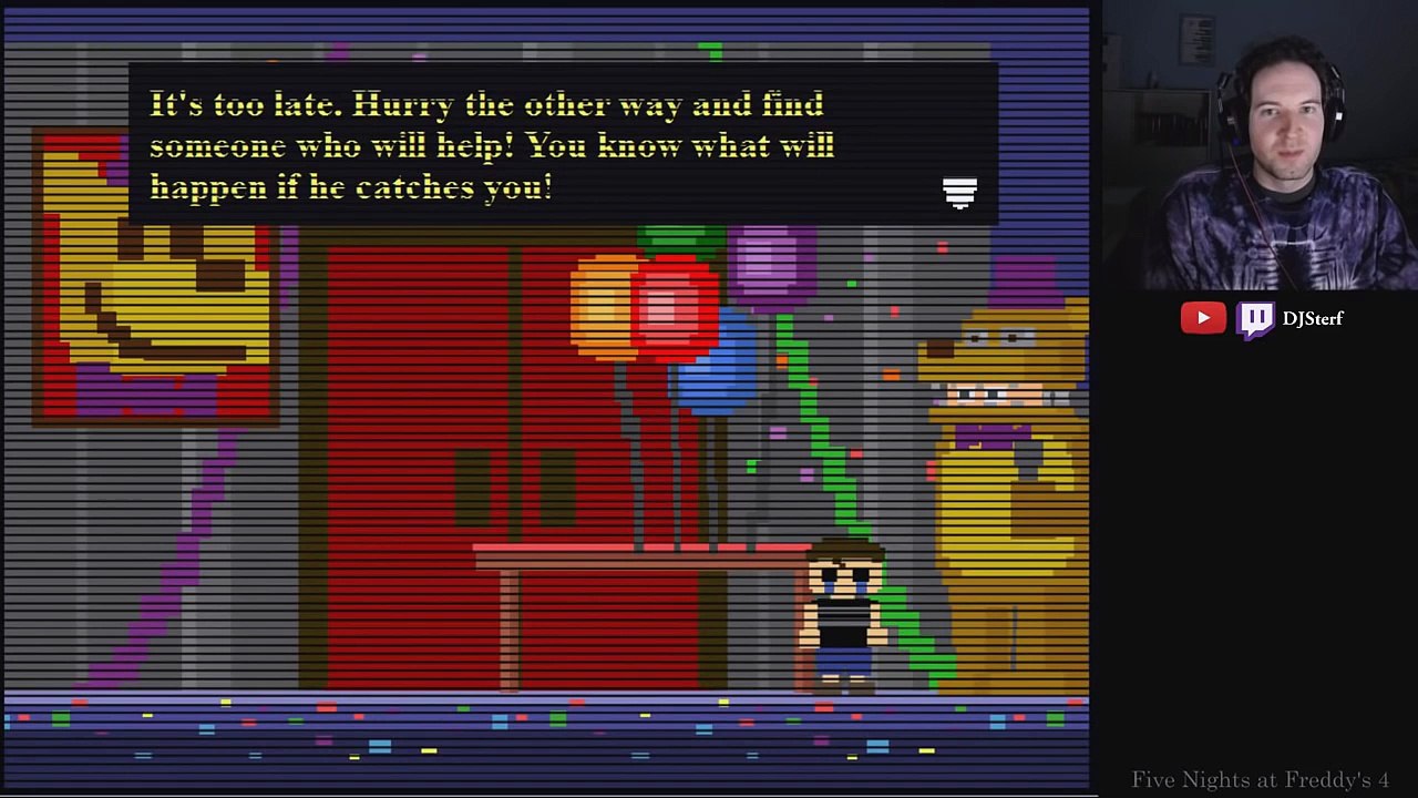 Five Nights at Freddys 4 Gameplay: ALL Cutscenes & Minigames (FNAF 4 ...