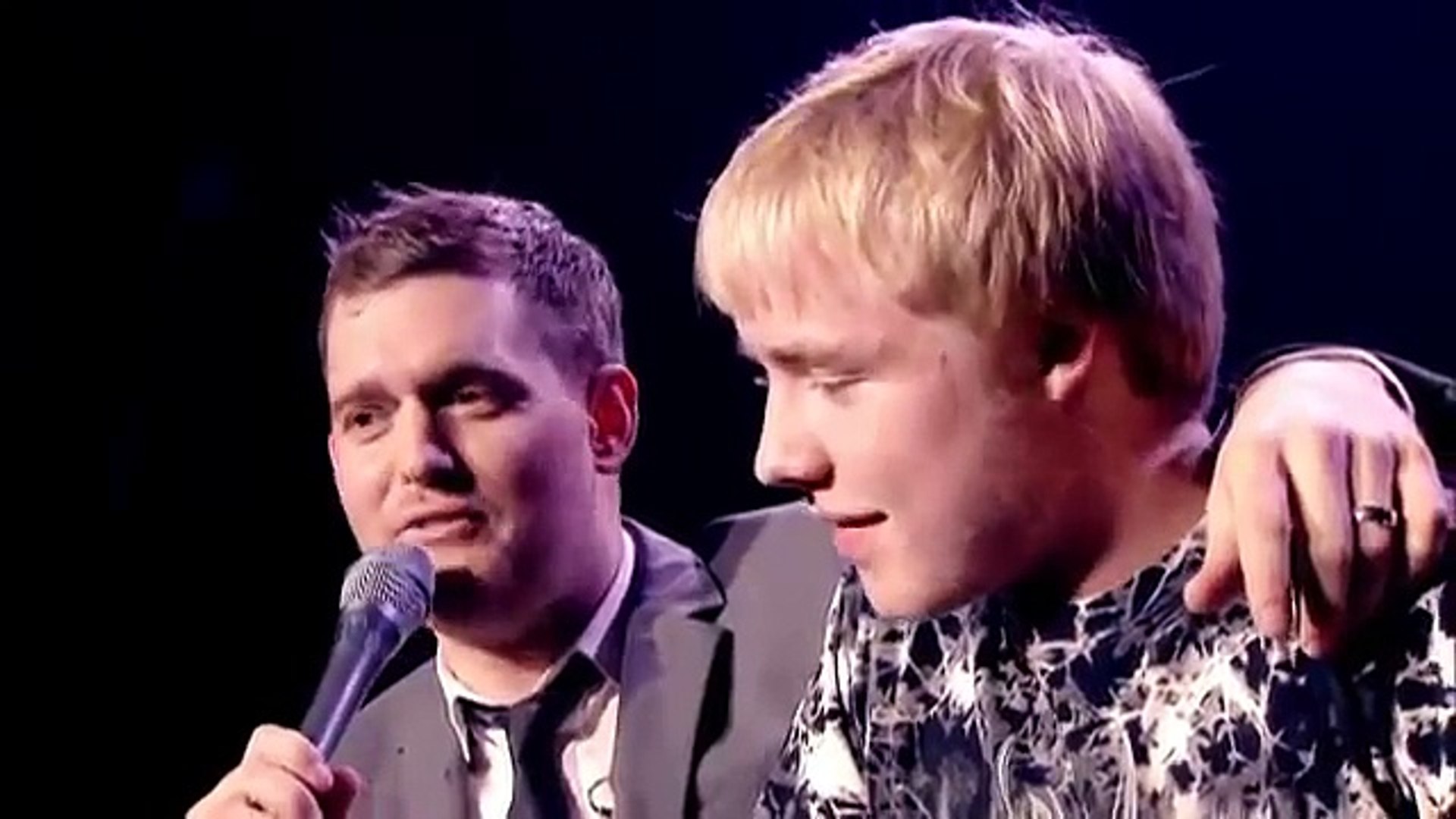 “When Bublé handed him the mic, no one expected what came next.” During ...