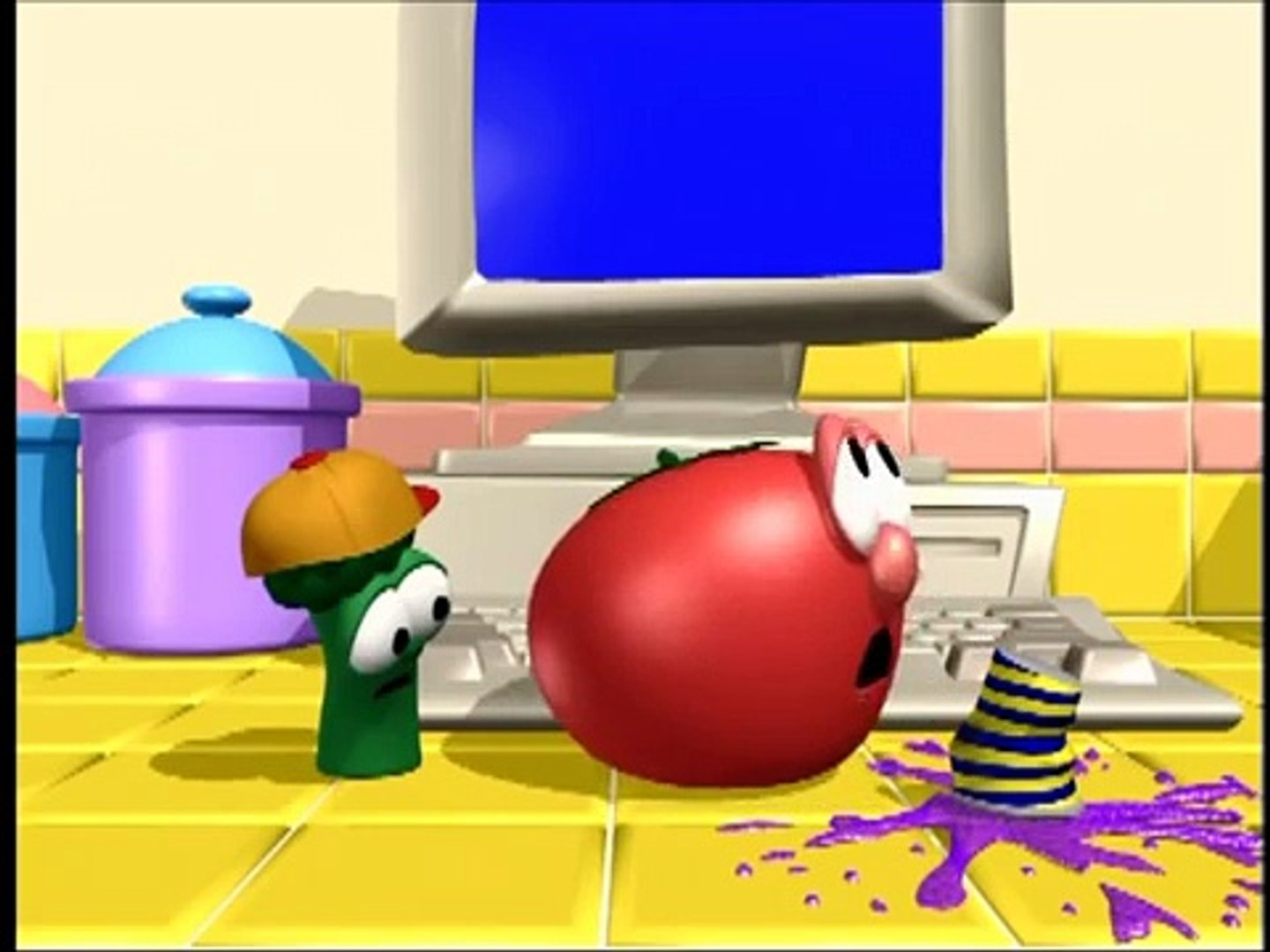 Veggietales Josh And The Big Wall 1999 Vhs