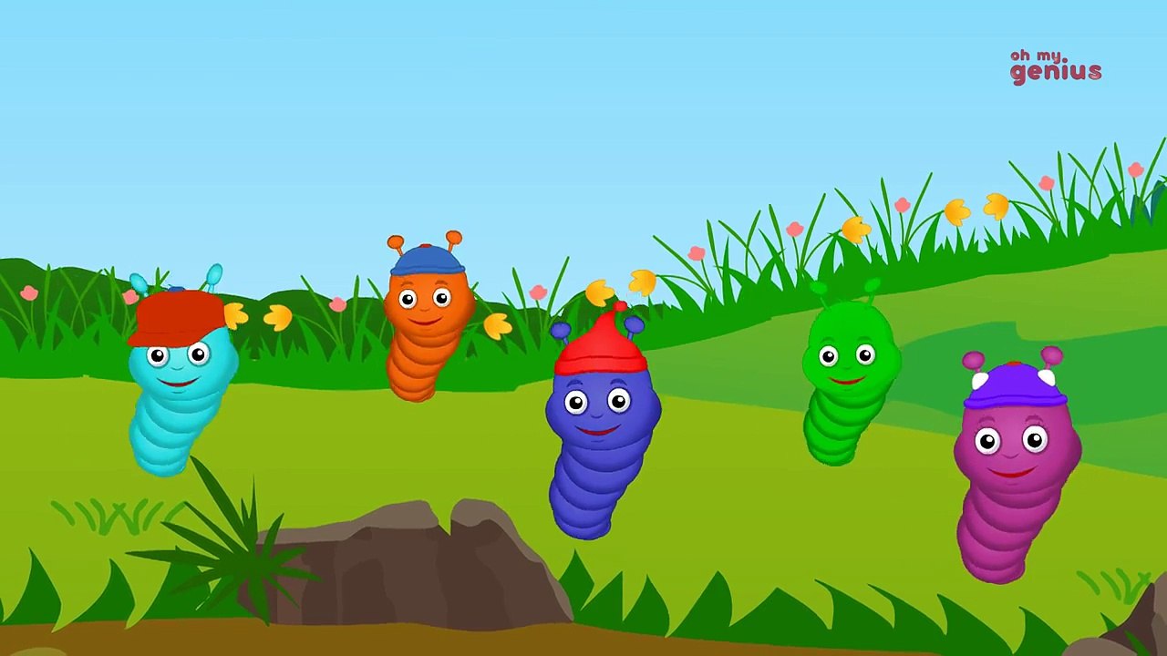 Five Little Caterpillars - Dailymotion Video