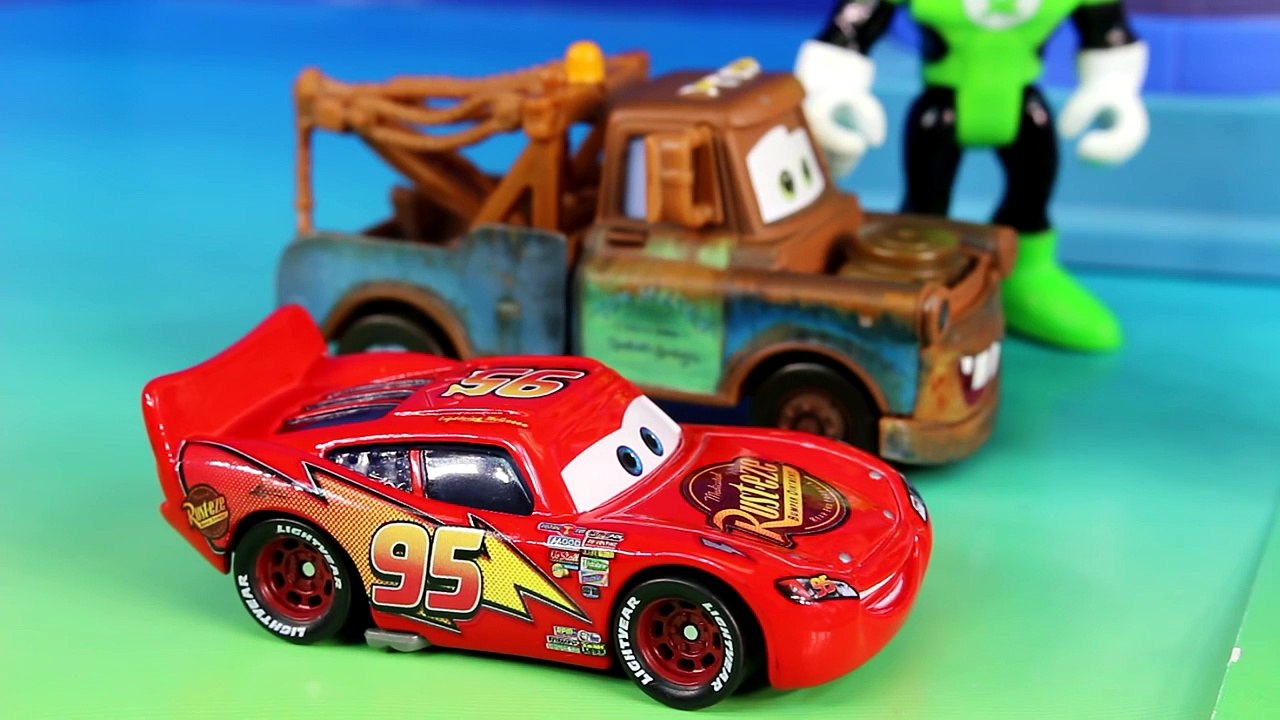 Disney pixar Cars Nightwing Car Lightning McQueen Batman Mater With ...
