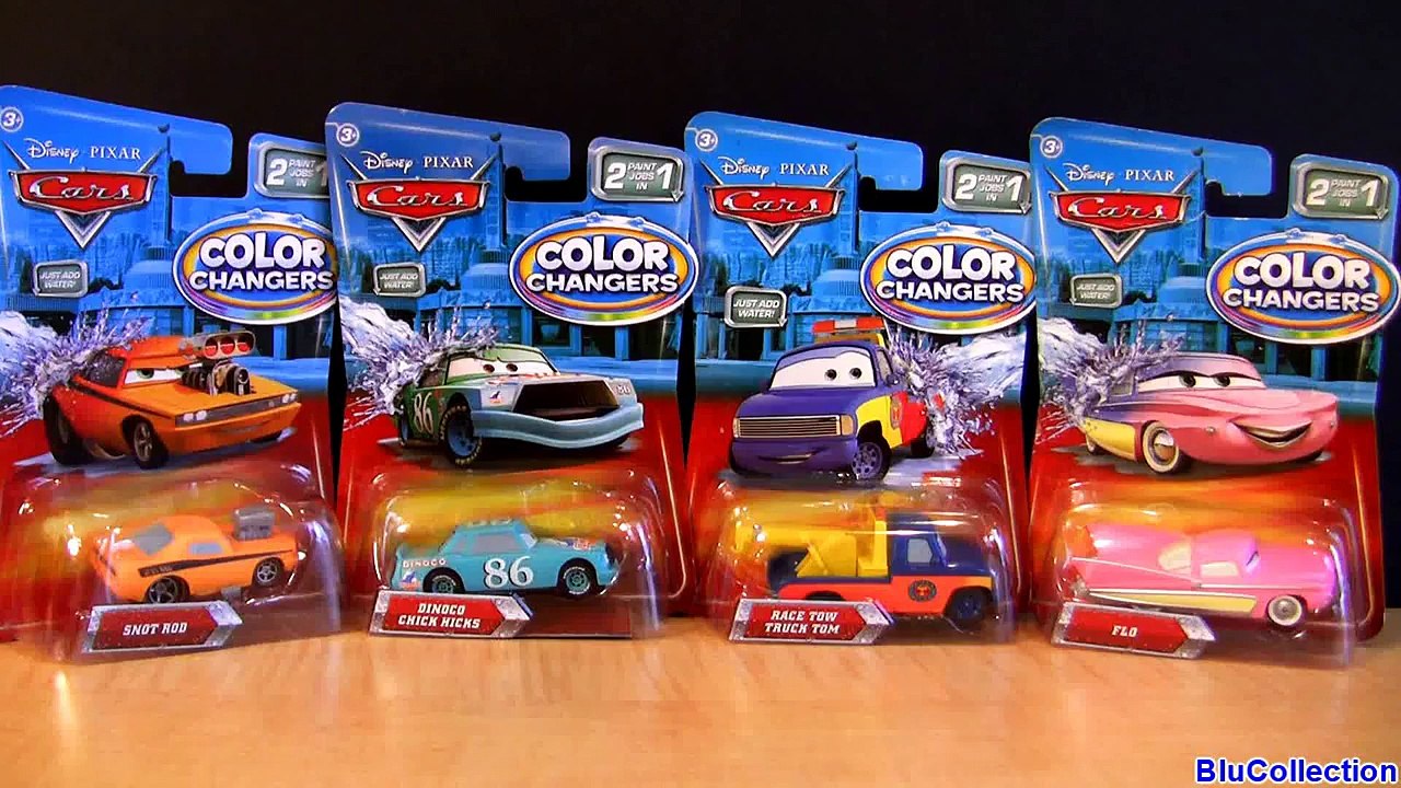 Color Changers Cars Flo Snot Rod Chick Hicks Tow Truck Colour