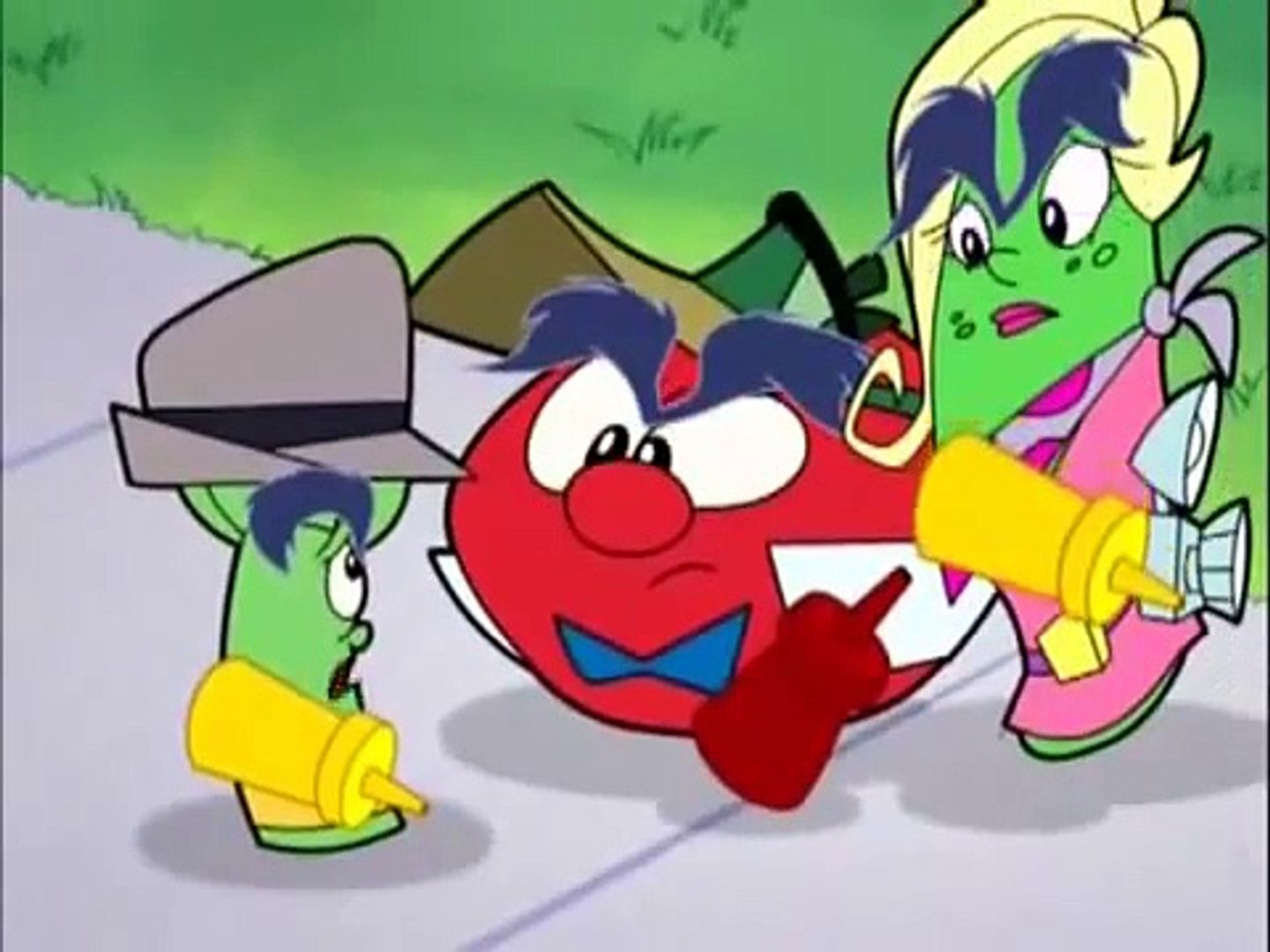 Angry Eyebrows Veggie Tales