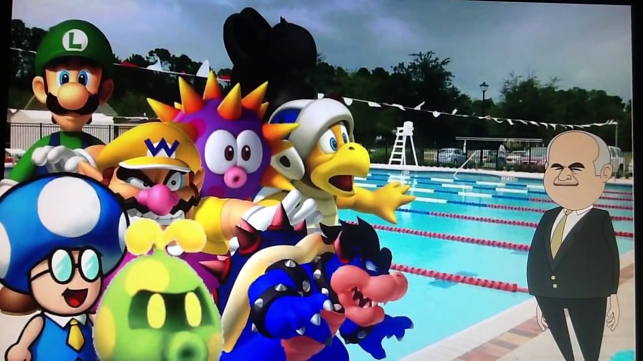 Dark Bowser Fails The Swimming Race And Gets Grounded - Dailymotion Video