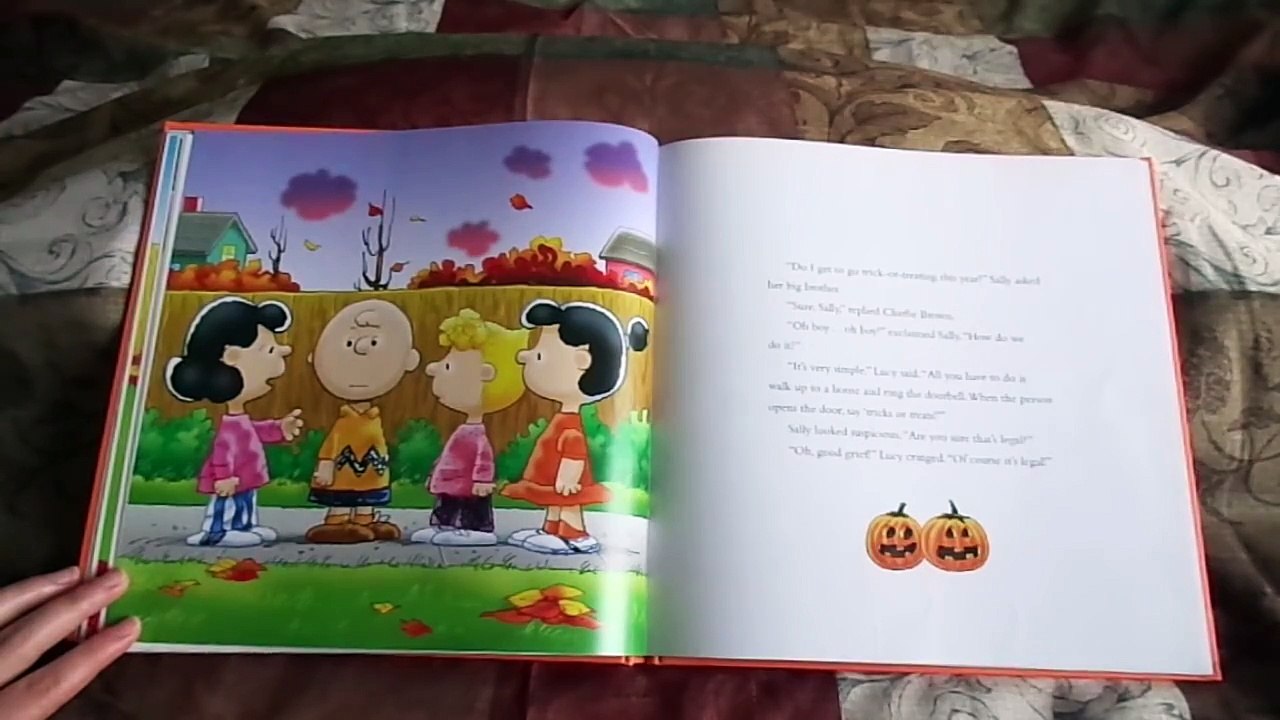 ITS THE GREAT PUMPKIN, CHARLIE BROWN Childrens Read Aloud Along Story ...