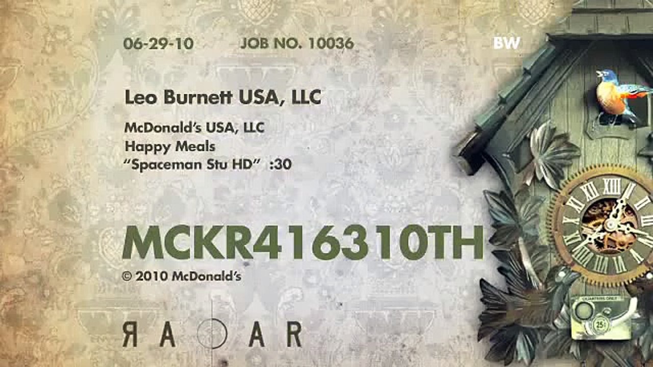 Spaceman Stu McDonalds Commercial - video Dailymotion