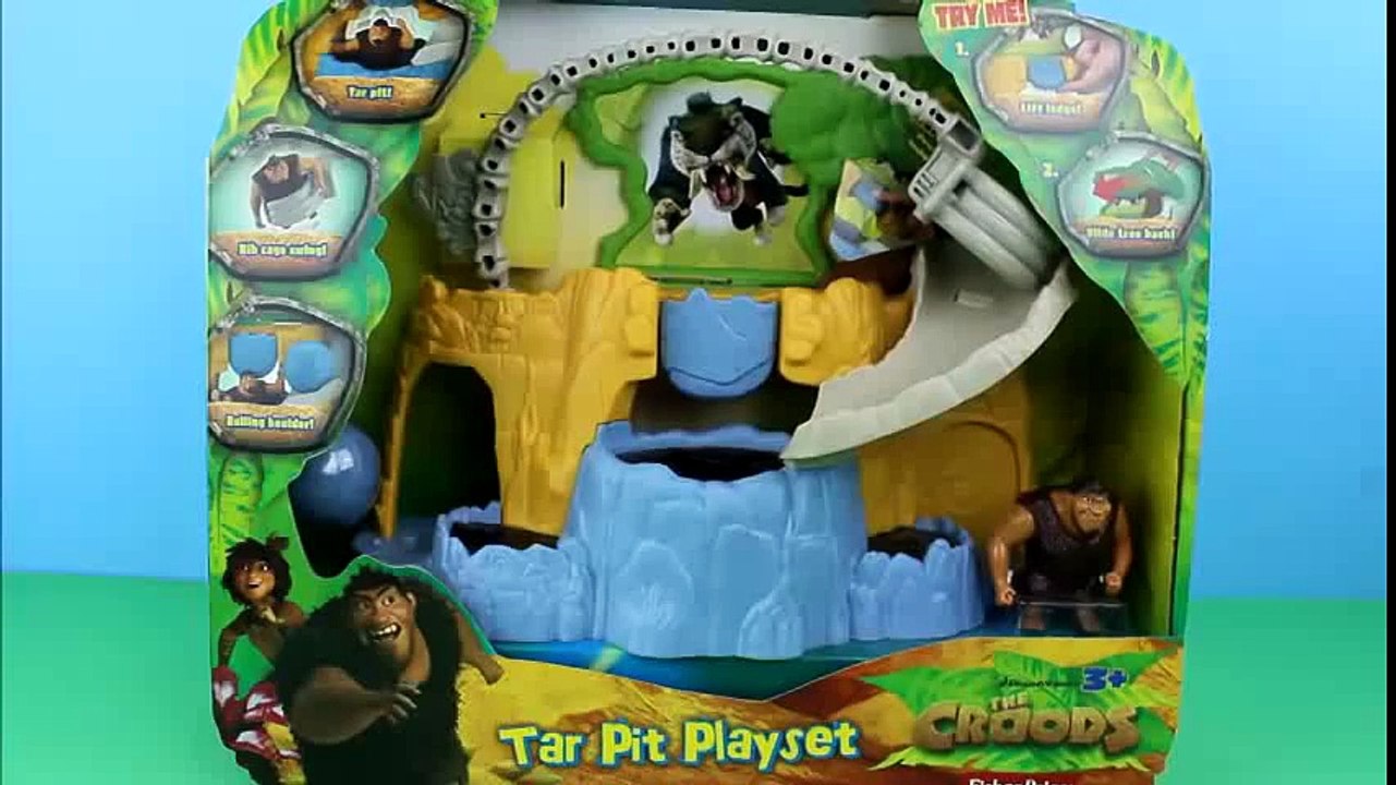 Dreamworks The Croods Tar Pit Playset with Grug Toy Story Rex gets ...