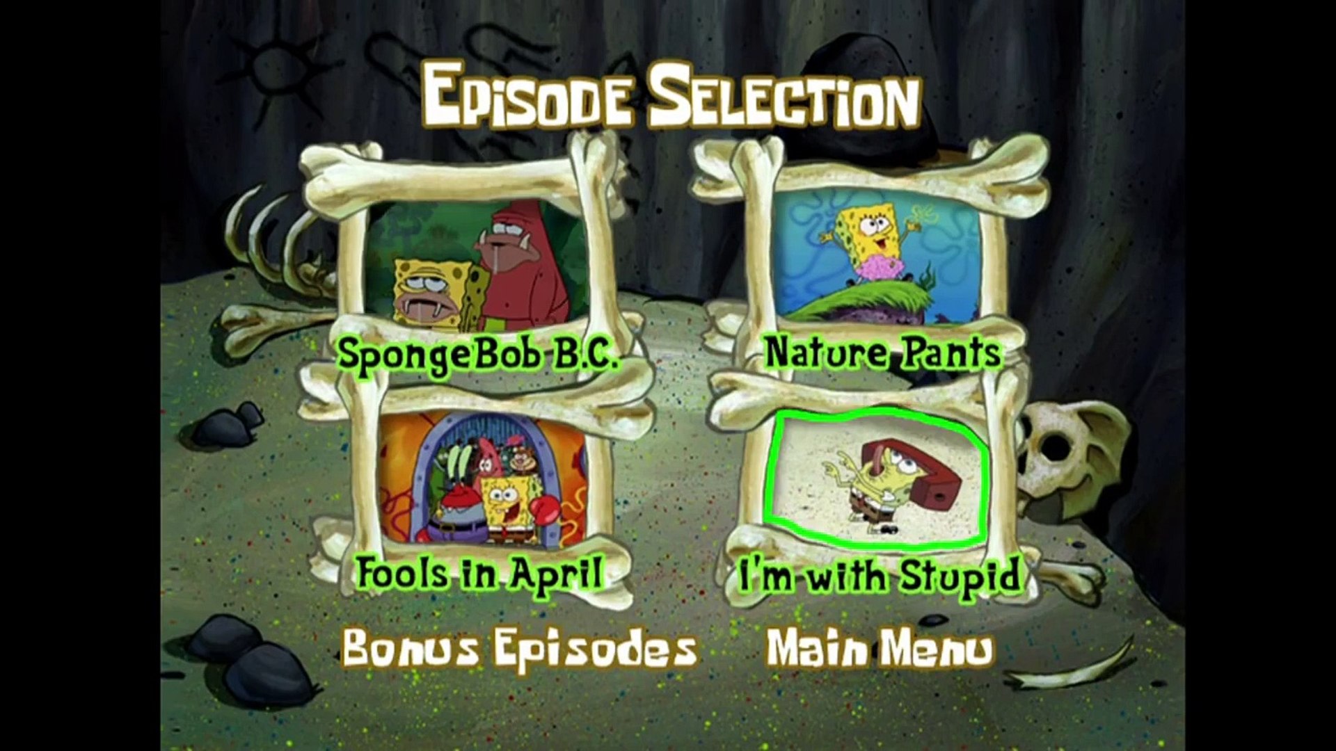Spongebob Dvd Menu Uitleg